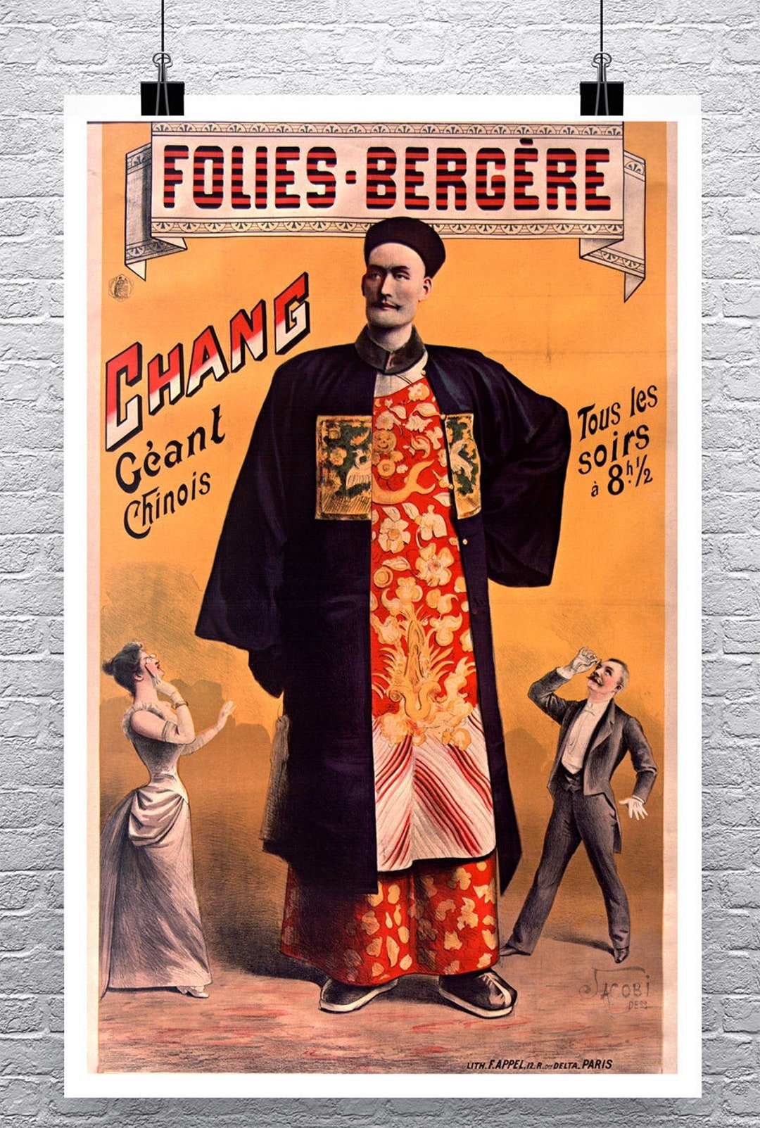 Chang the Giant Vintage Sideshow Poster: Fine Art Giclee Print - Etsy