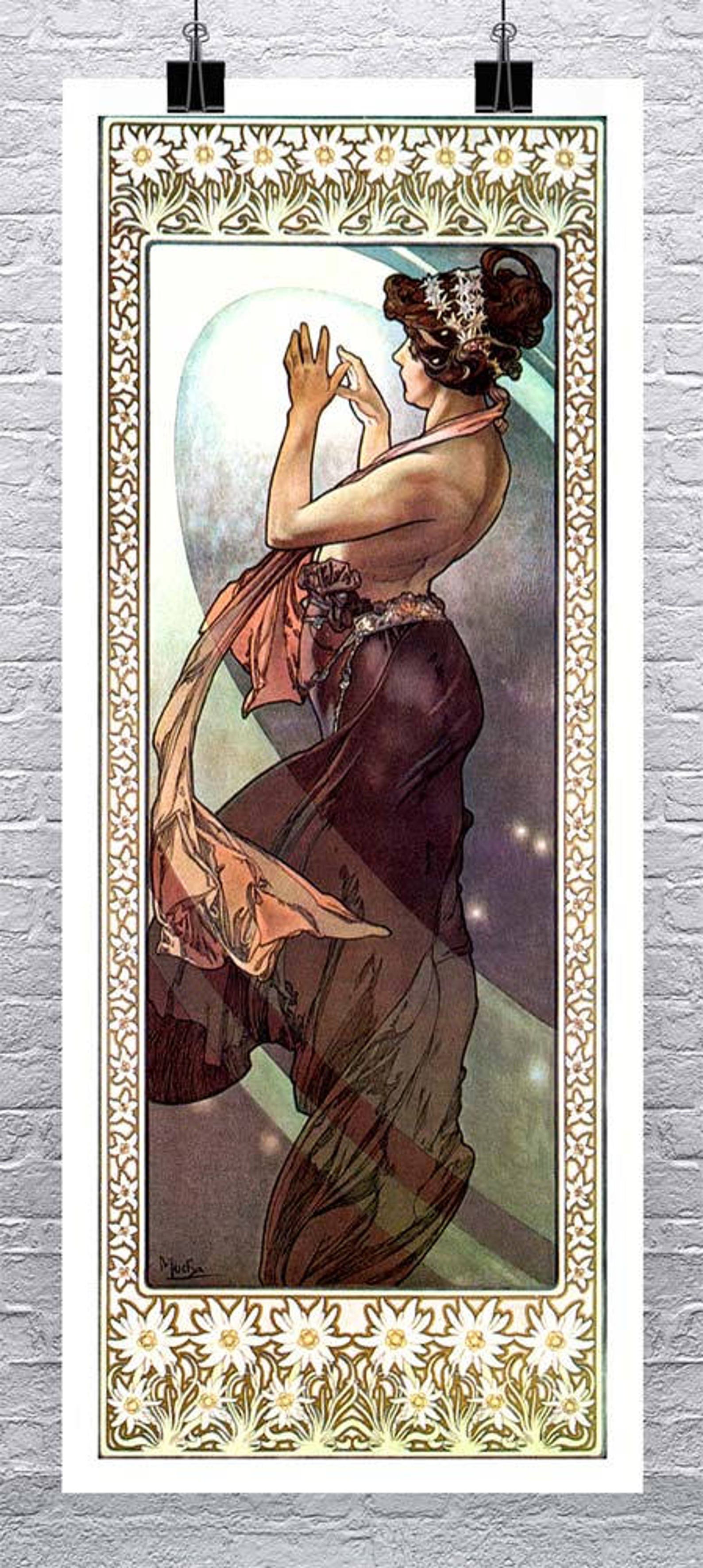 Pole Star 1902 Alphonse Mucha Art Nouveau Poster Fine Art | Etsy UK