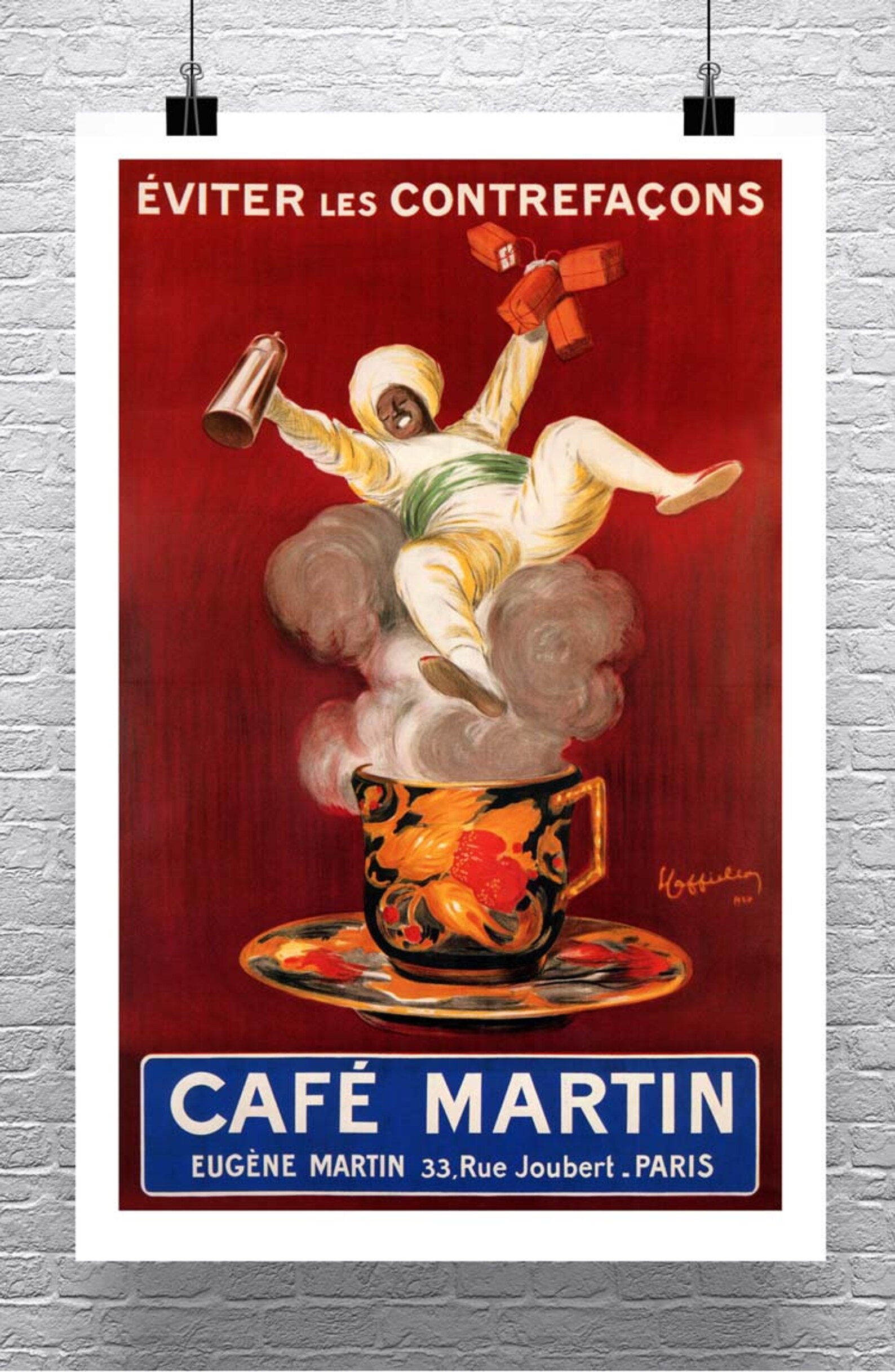 Cafe Martin 1921 Vintage Leonetto Cappiello Coffee Advertising - Etsy