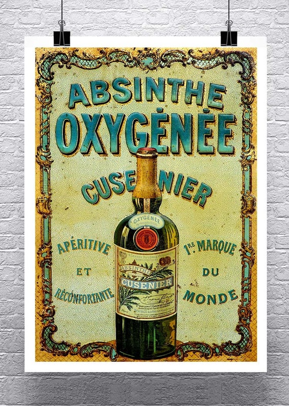 Vintage French Posters Absinthe