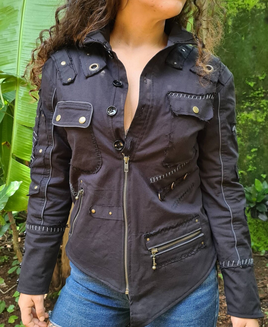 Rona - Ladies Black Jacket | Designer Jacket | Wasteland Jacket ...