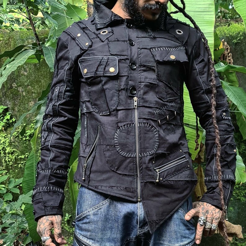 Rona Mens Distressed Jacket Post Pan Jacket Wasteland - Etsy