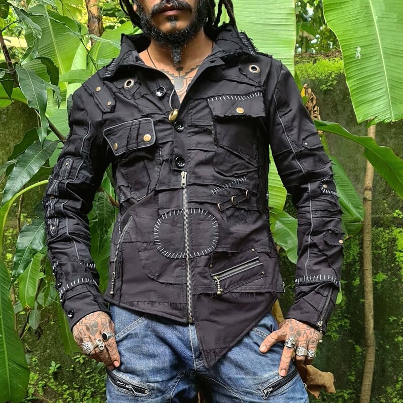 Rona Mens Distressed Jacket Post Pan Jacket Wasteland - Etsy