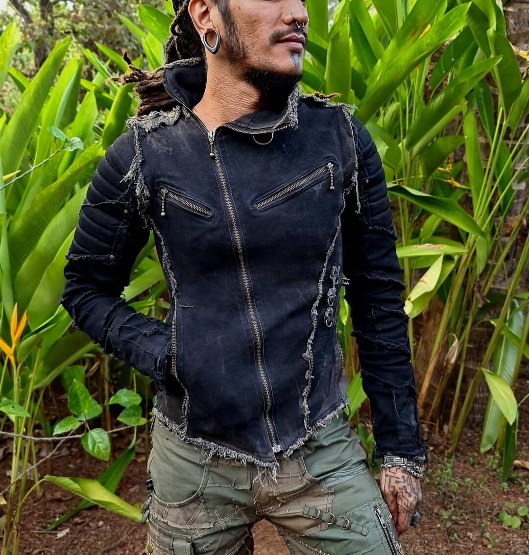 Night Crawler Men and Women's Long Sleeves Festival Jacket,psytrance ...