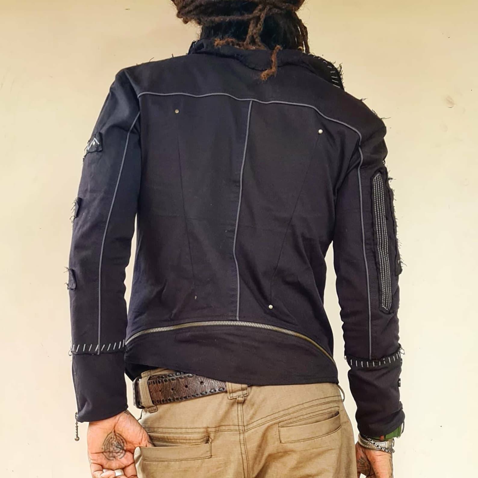 Rona Mens Distressed Jacket Post Pan Jacket Wasteland - Etsy