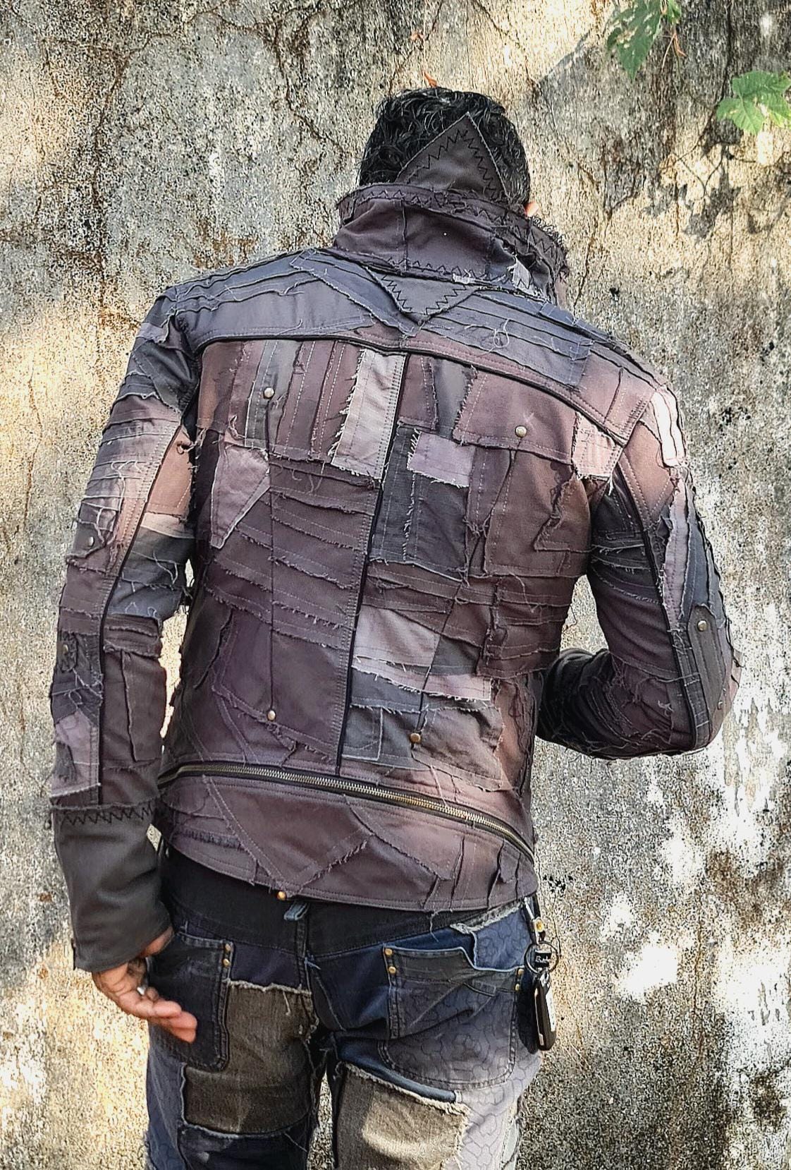 Rona- Mens Distressed Jacket, Wasteland Jacket, Gothic Jackets, Post ...