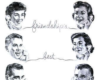 1946 BELL TELEPHONE SYSTEM Long Distance Phone Calls Christmas Jingle ...