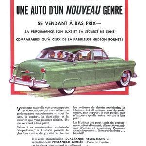 1953 Hudson Jet Poster Size Advert - Etsy