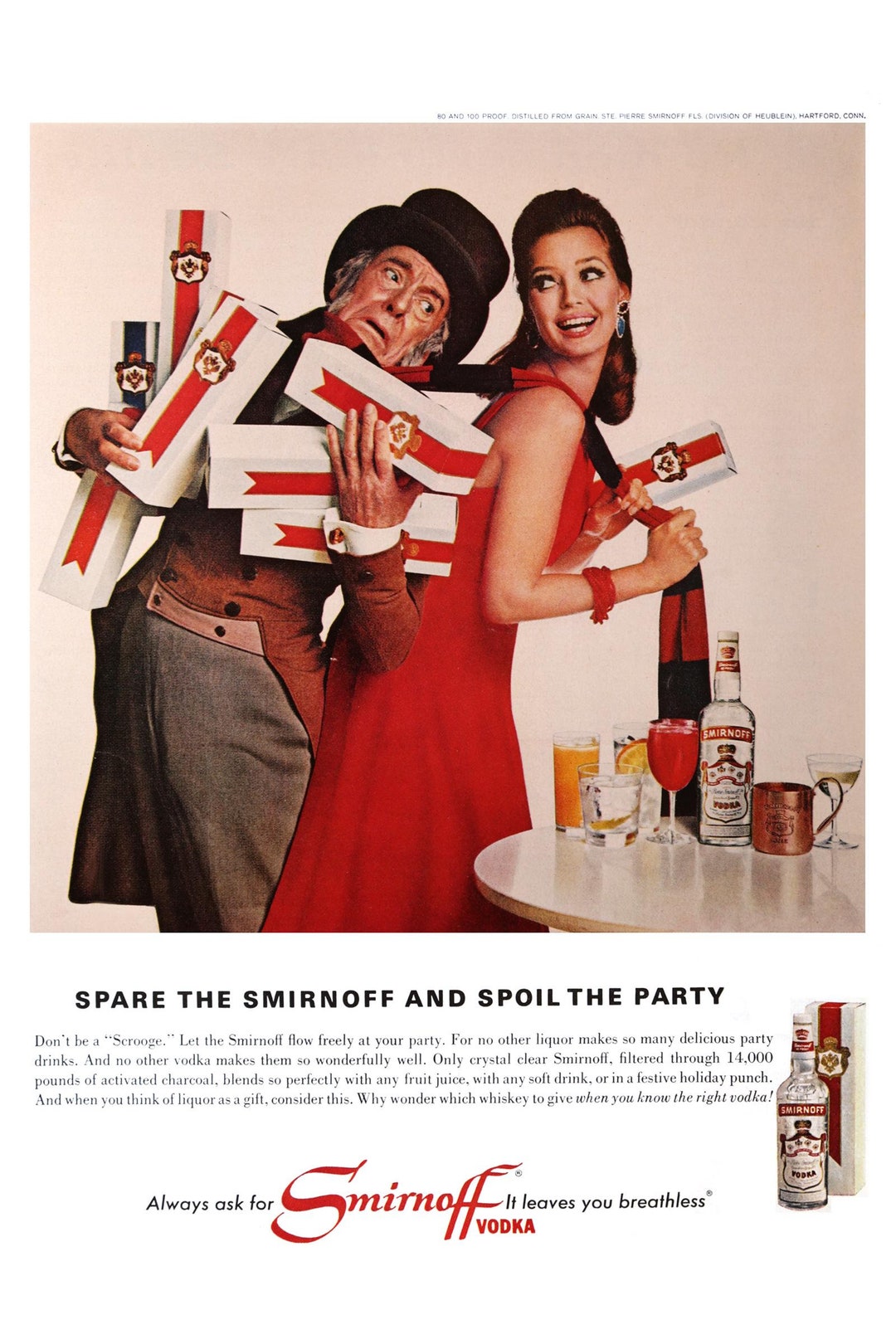 Smirnoff 1960 Vintage Poster Size Print Ad - Etsy