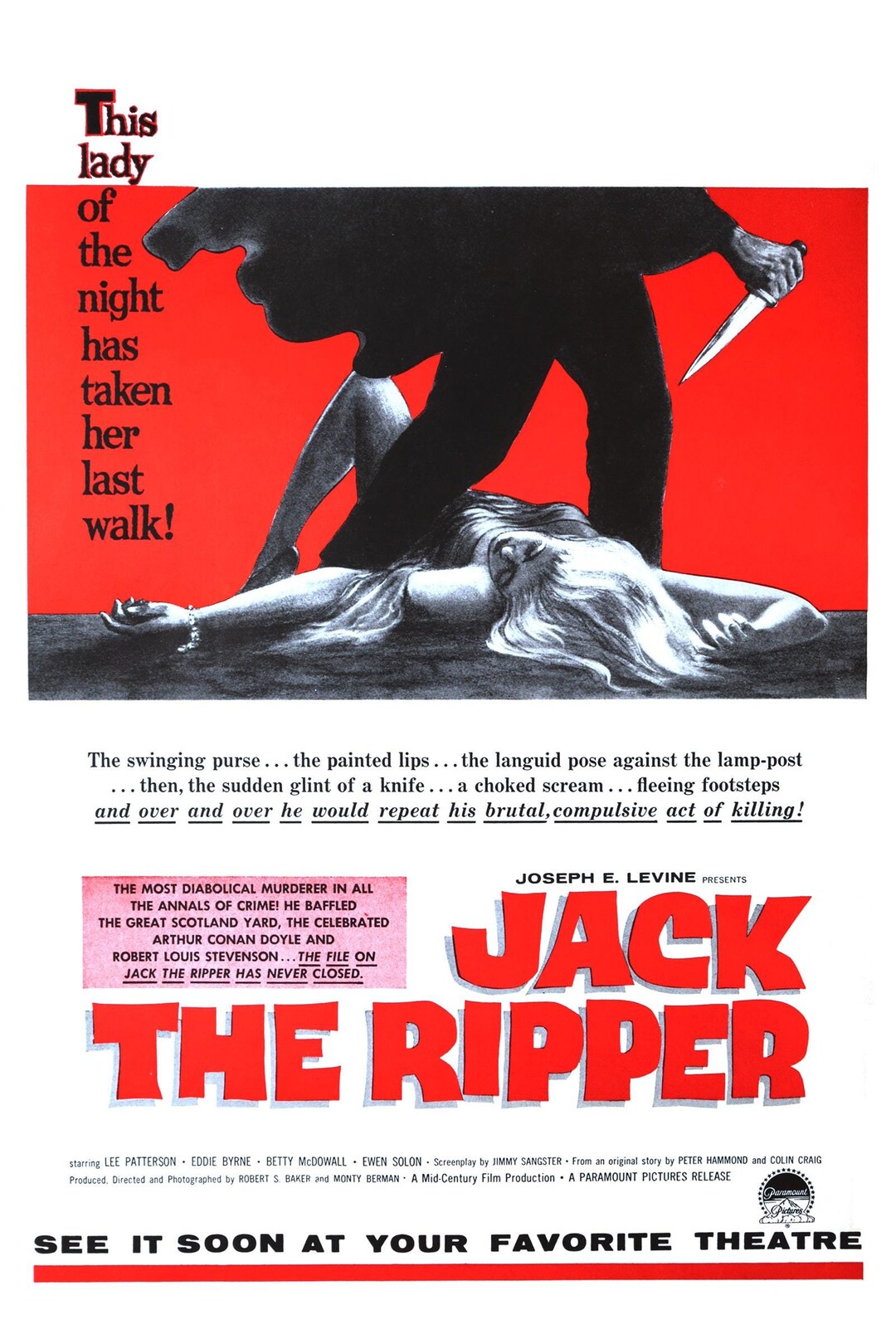 Jack the Ripper Vintage Poster Size Print Ad - Etsy