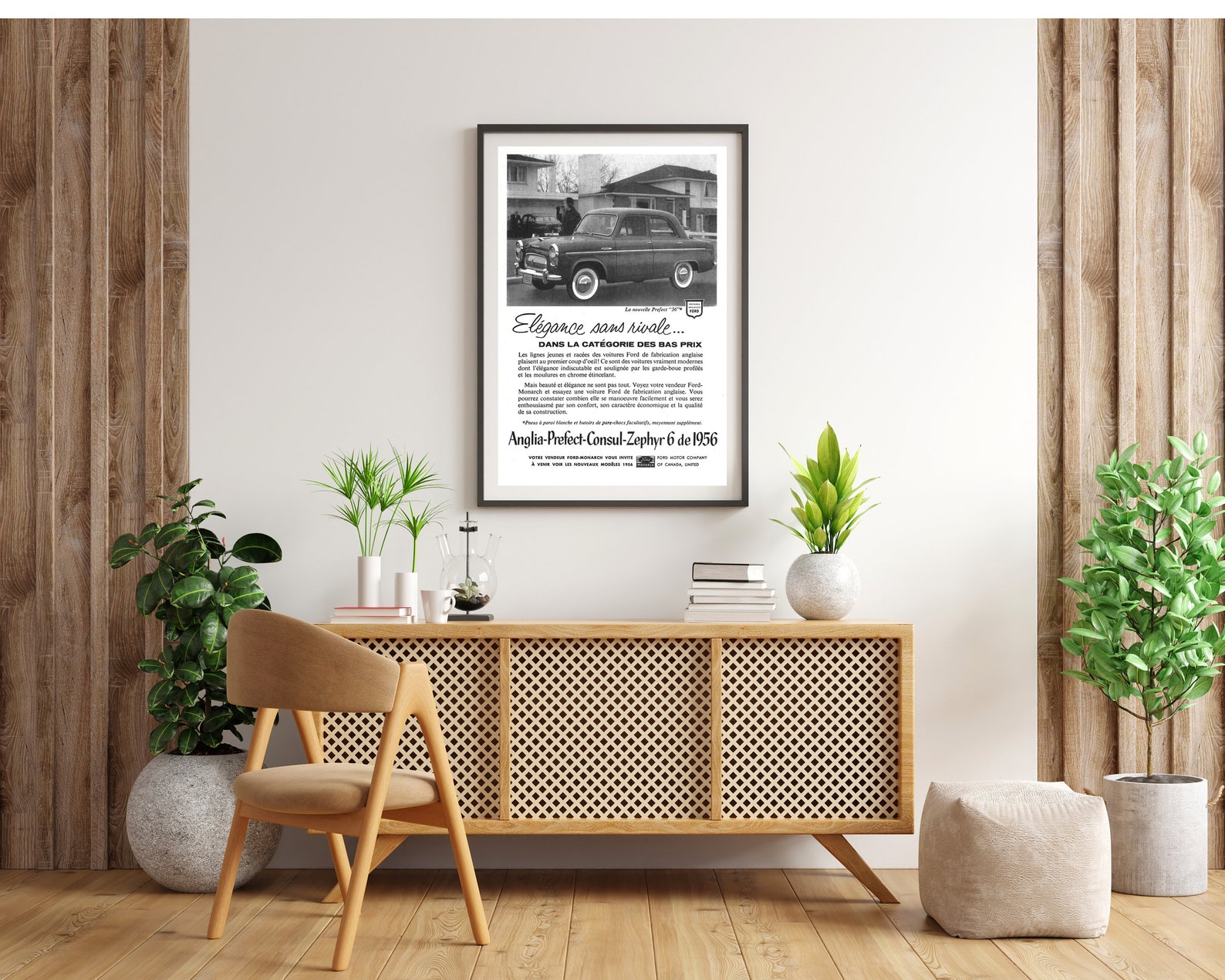 1956 Ford Prefect Poster Size Ad - Etsy