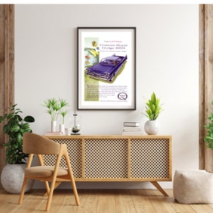 1959 Dodge Royal Custom Poster Size Advert 2 - Etsy