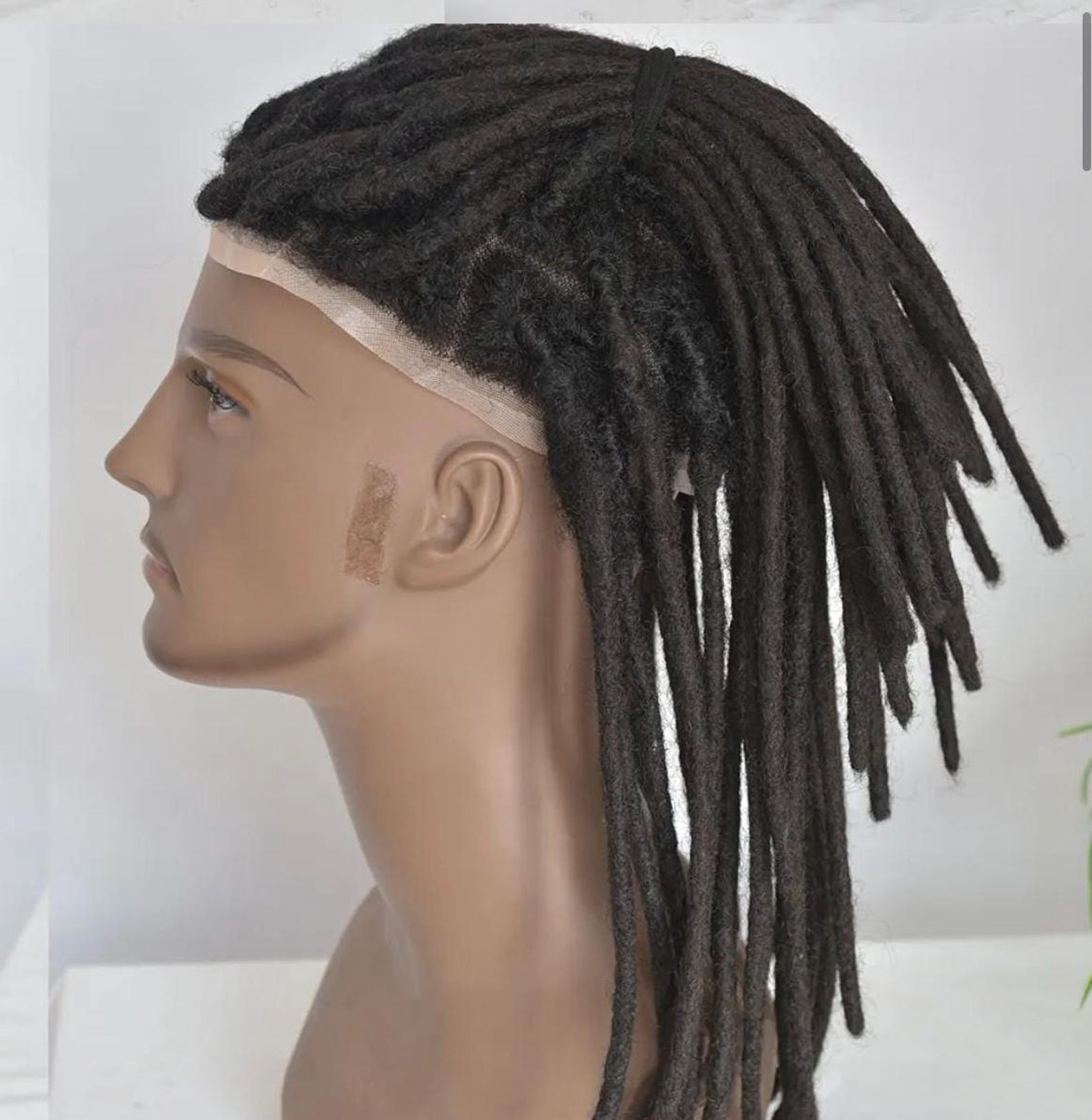 Transparent Full Lace Base Afro Dreadlock Extensions Toupee for Men - Etsy