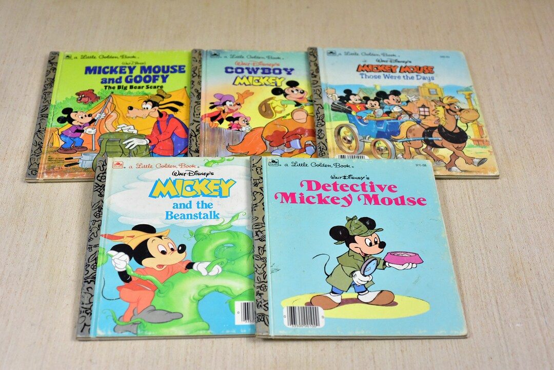 Vintage,mickey Mouse,disney,little Golden Book,walt Disney's,children's ...