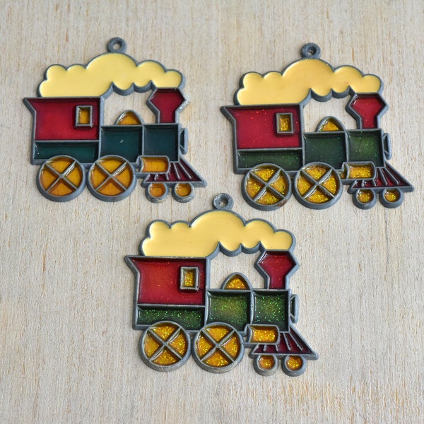 Stained Glass Train - Etsy