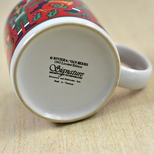 Vintage,vintage Mug,ceramic Mug,coffee Mug,christmas,1993,riviera Van ...