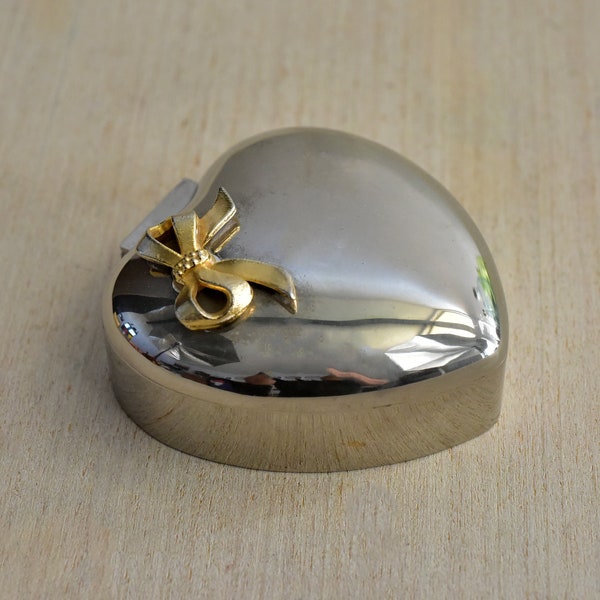 Silver Heart Box - Etsy