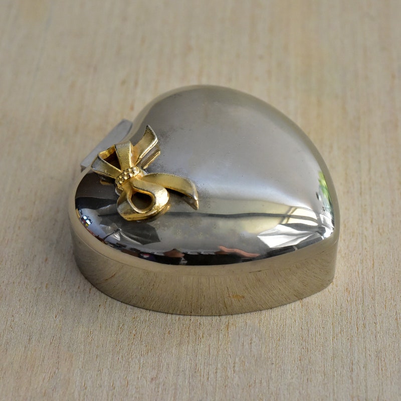 Heart Shaped Silver - Etsy