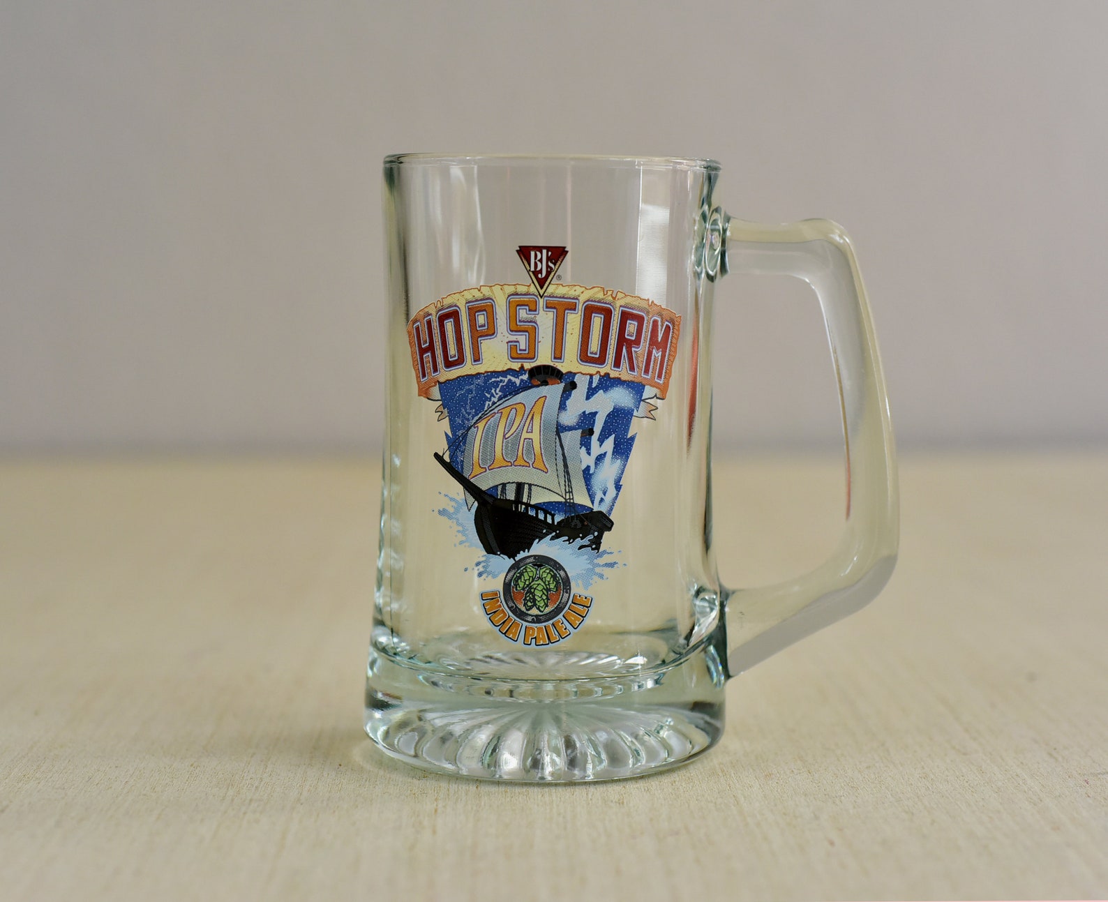 Vintage,bj’s,brew House,beer Mug,hopstorm,india Pale Ale,beer,mug,clear ...