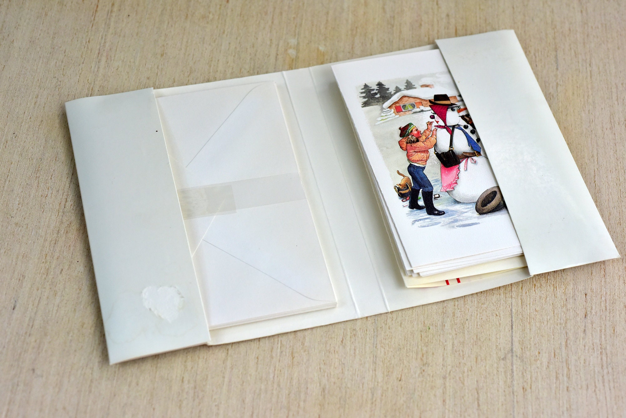 Vintage,artist Jim Butcher,christmas,12 Note Cards,12 Envelopes,1982 ...
