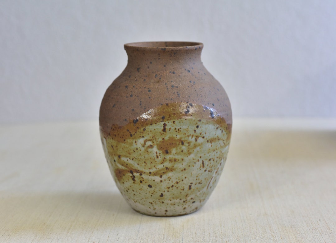 Vintage,pottery,brown,gray,ron Inman,hand Made,collectible - Etsy