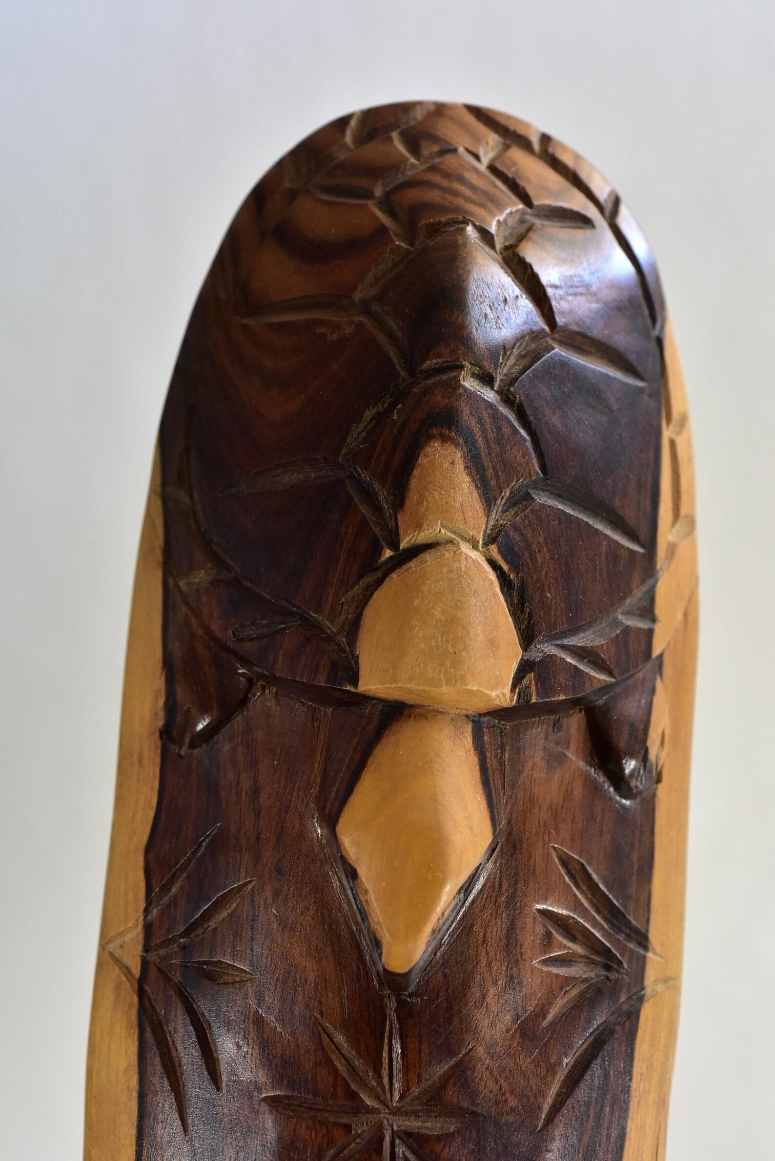 Vintage,large,wood,carved,fiji Mask,with Turtle,turtle OCEAN God ...