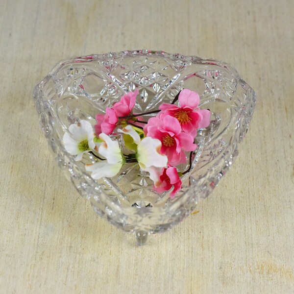 Cut Glass Candy Dish - Etsy