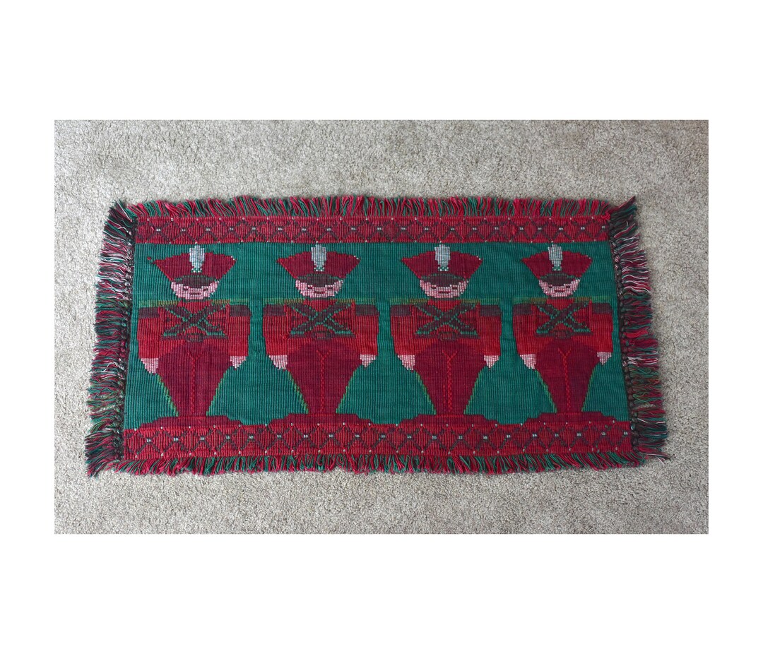 Vintage,hand Made,rug,nutcracker,made in India,1996,hayim Company ...