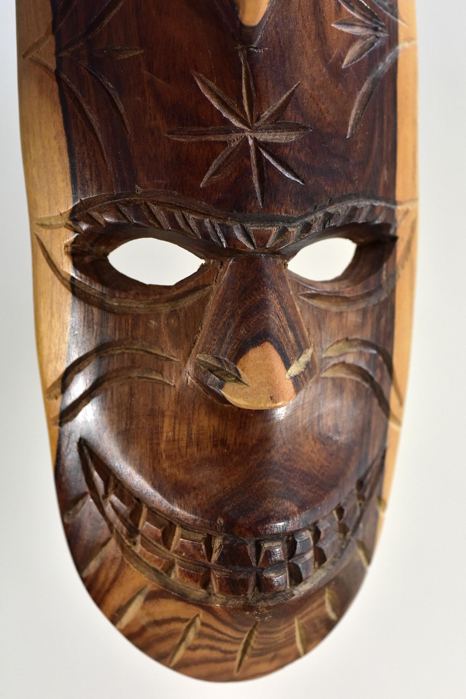 Vintage,large,wood,carved,fiji Mask,with Turtle,turtle OCEAN God ...