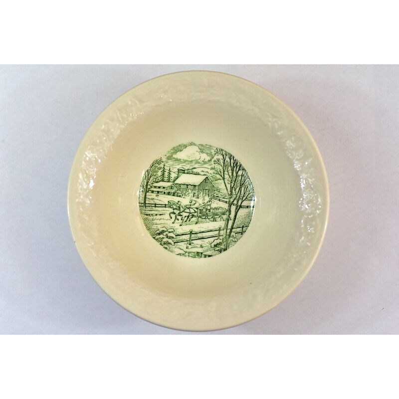 Green Transferware - Etsy