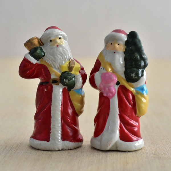 Ceramic Santa Holding Tree - Etsy