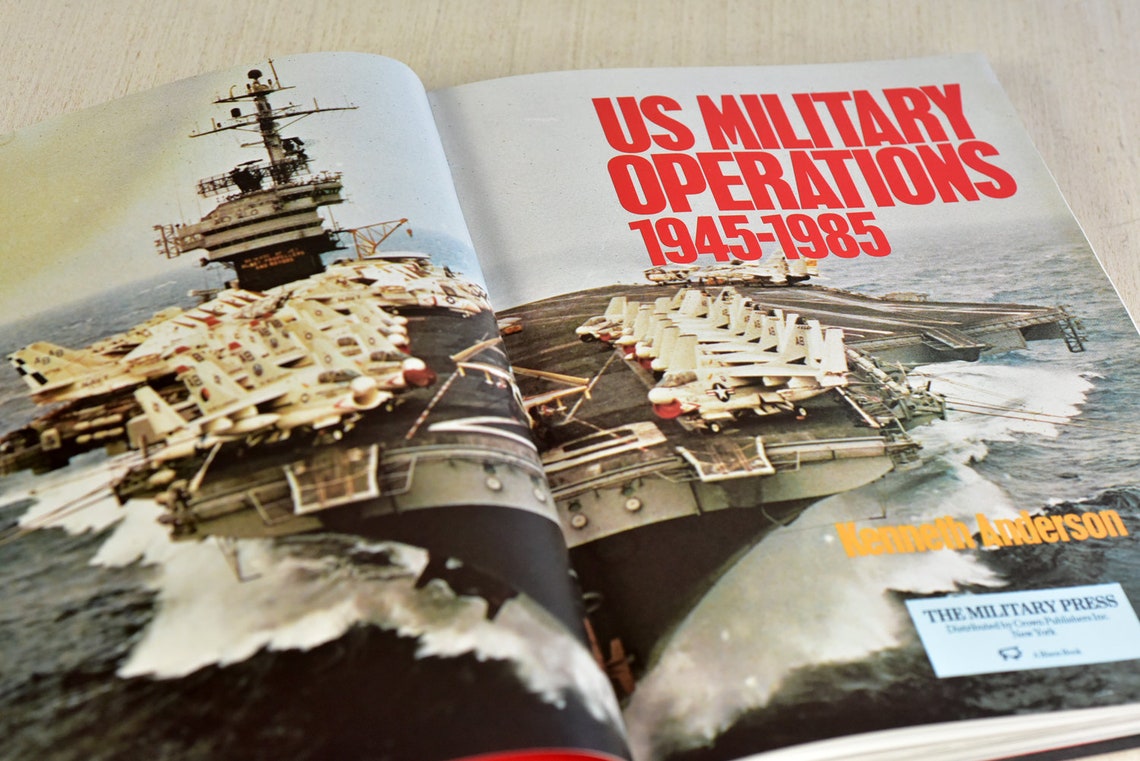 Vintage,military Book,us Military Operations,1945-1985,by Kenneth ...