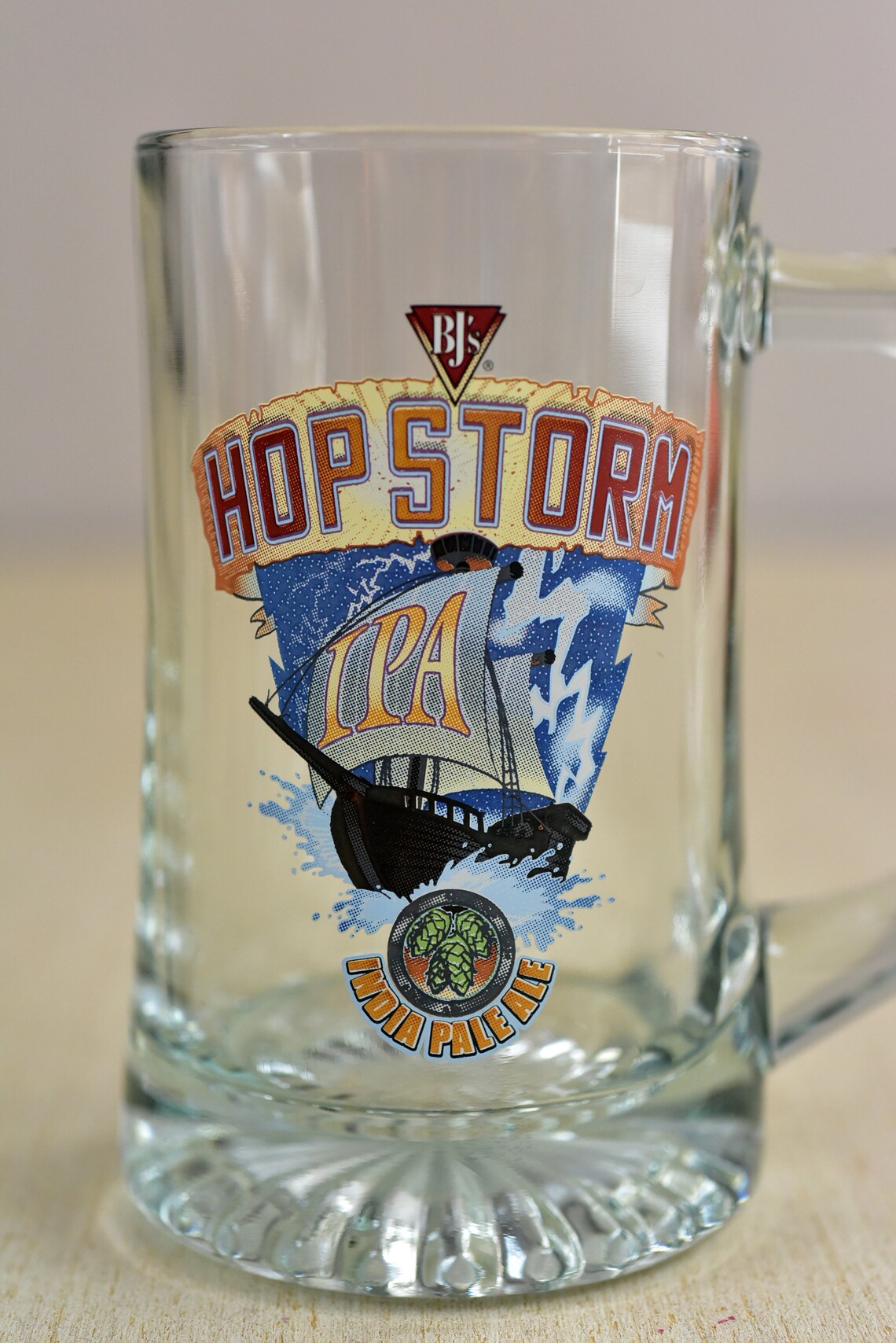 Vintage,bj’s,brew House,beer Mug,hopstorm,india Pale Ale,beer,mug,clear ...