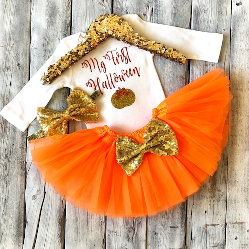Baby Girl Halloween Outfit 1st Halloween Outfit First - Etsy