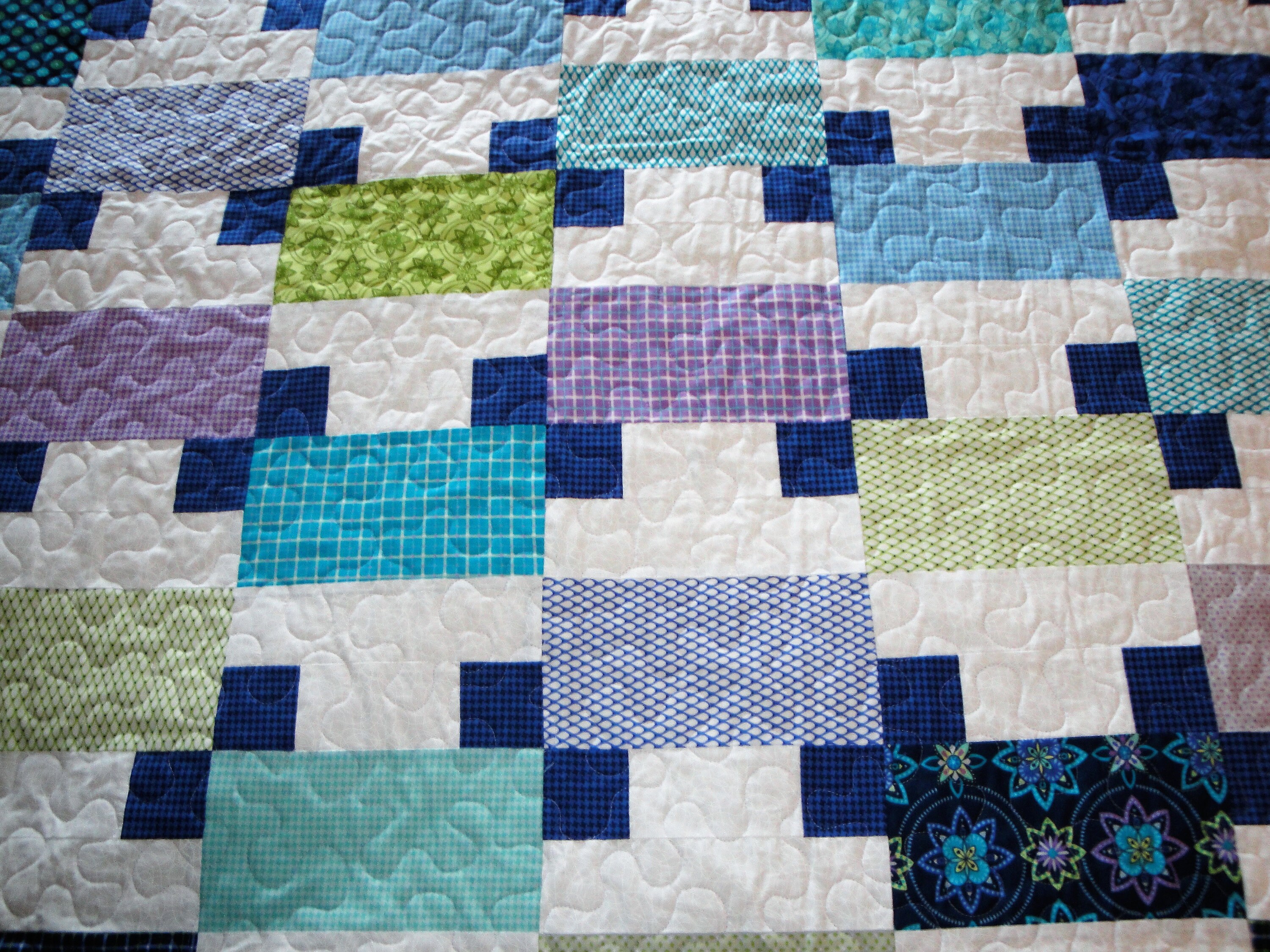 All Around the Blocks Double Size Quilt - Etsy