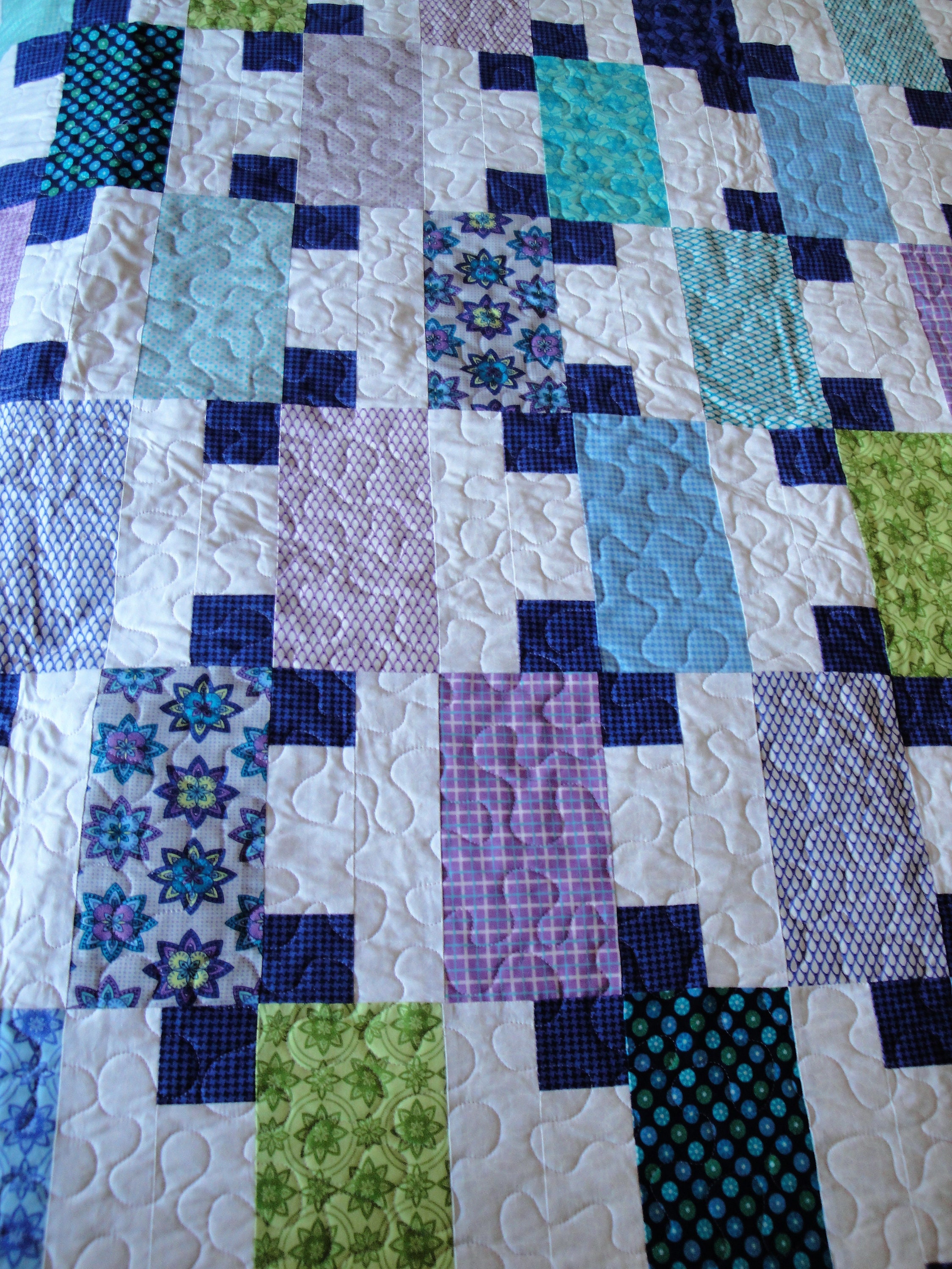 All Around the Blocks Double Size Quilt - Etsy