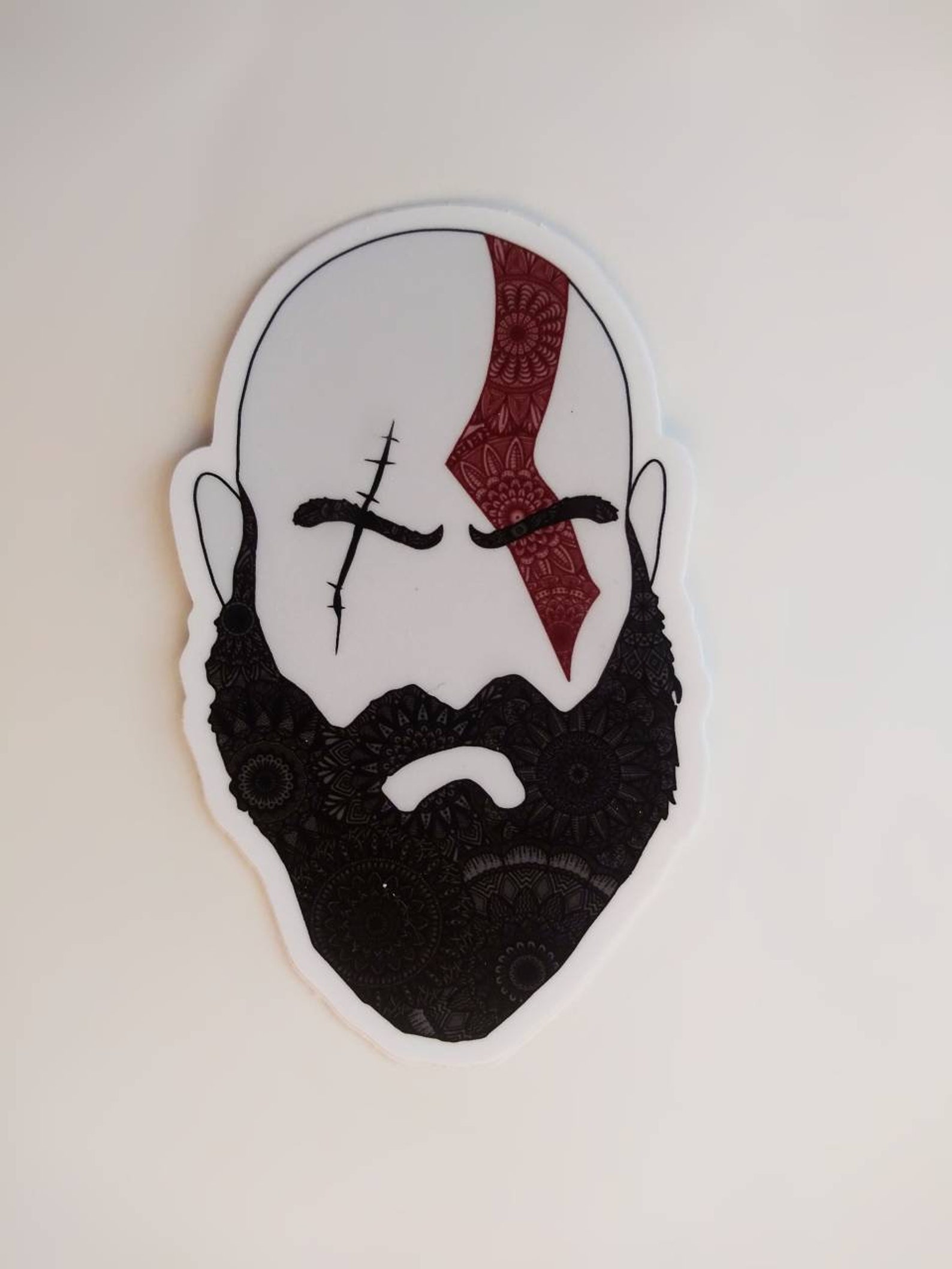 Kratos Vinyl Sticker (13"x 20") - Etsy