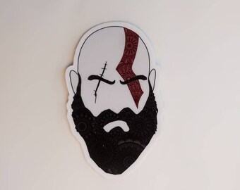 Kratos Sticker | Etsy