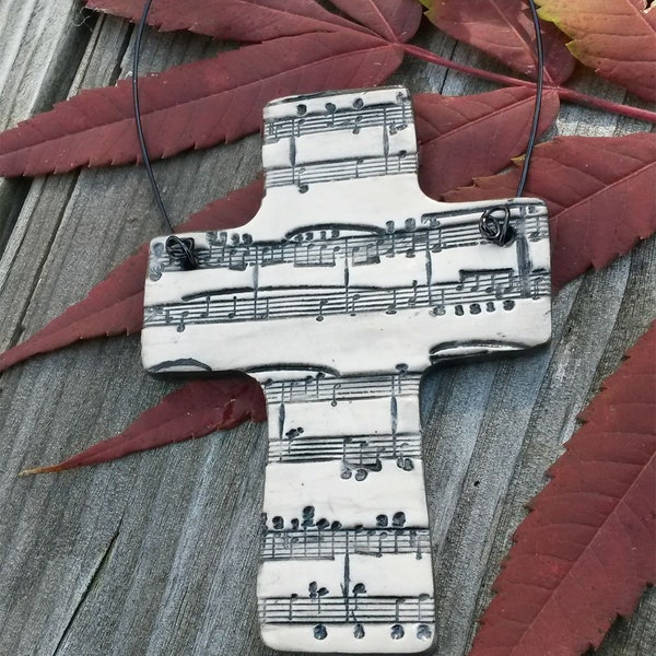 Music Note Cross - Etsy