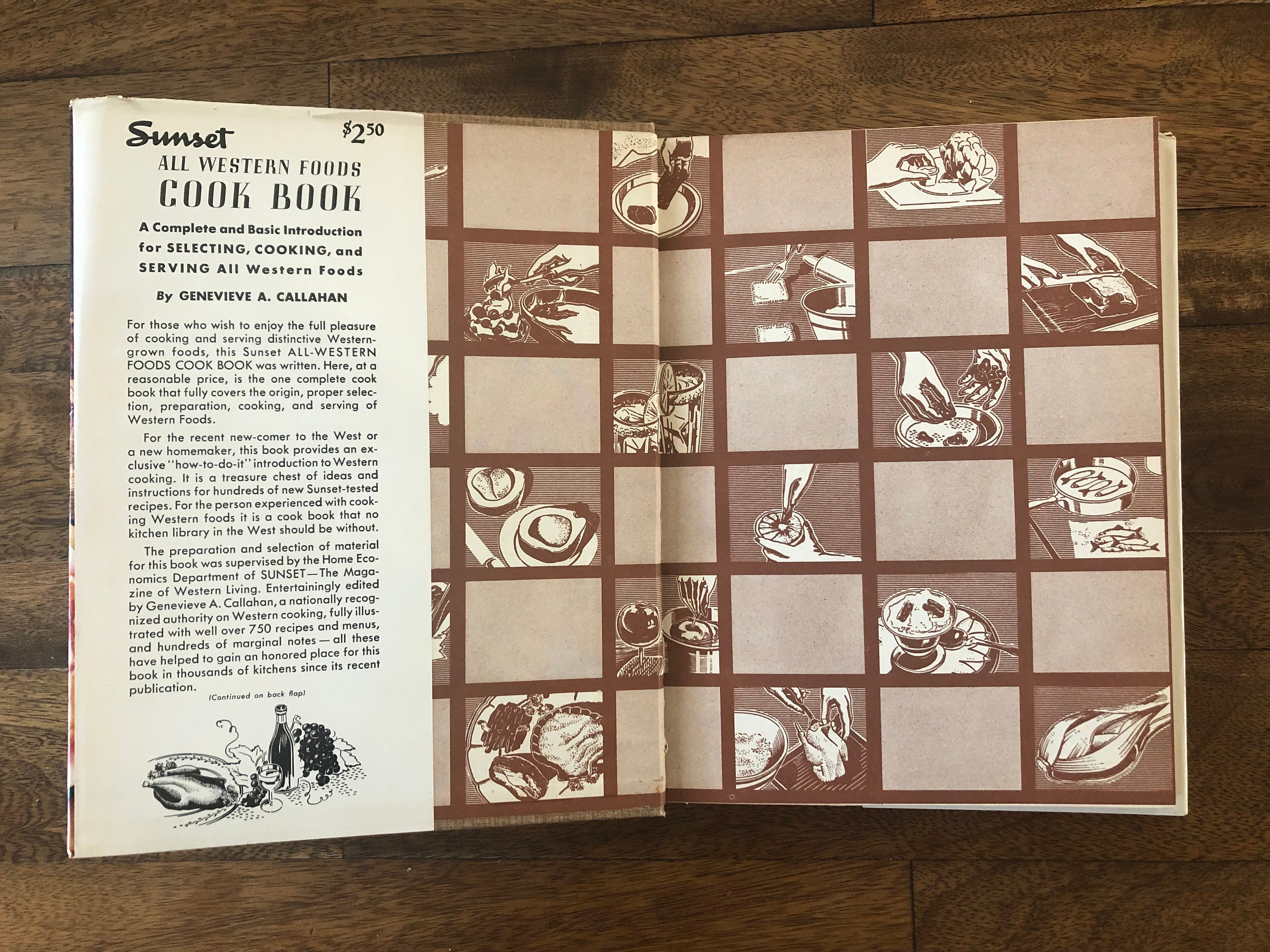 Sunset All-western Foods Cook Book, Vintage 1949 Cookbook - Etsy