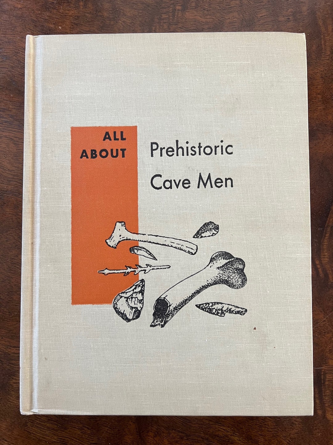 All About Prehistoric Cave Men, Vintage 1959 (1st Printing) Illustrated ...