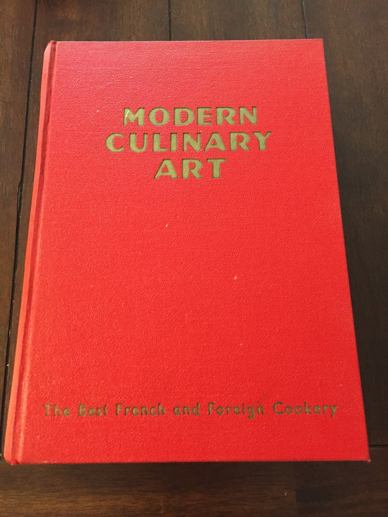 Modern Culinary Art, 1950 Vintage Cookbook - Etsy