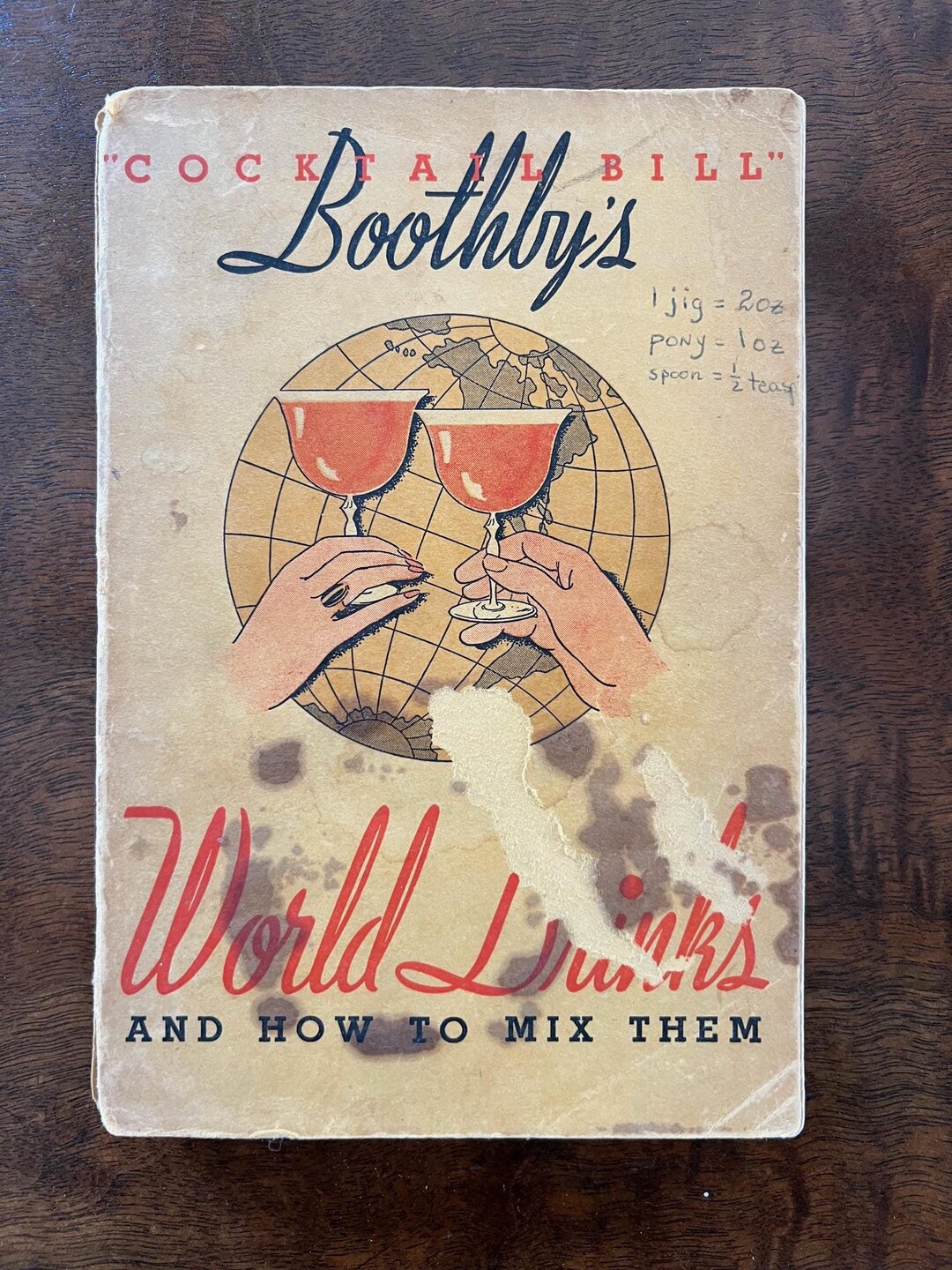 Cocktail Bill Boothby’s World Drinks and How to Mix Them, Vintage 1934 ...