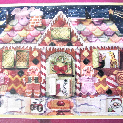 Cross Stitch Pattern gingerbread House 1 DMC | Etsy