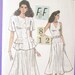Low Waist Summer Cocktail Dress Sewing Pattern/ Vogue 9942 Women's Fit ...