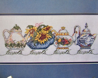 Oil Lamp & Tea, Teapot Cross Stitch Pattern/ Thy Word. Christian Psalms ...