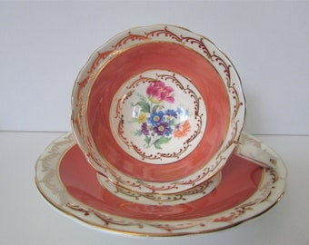 Orange tea set | Etsy