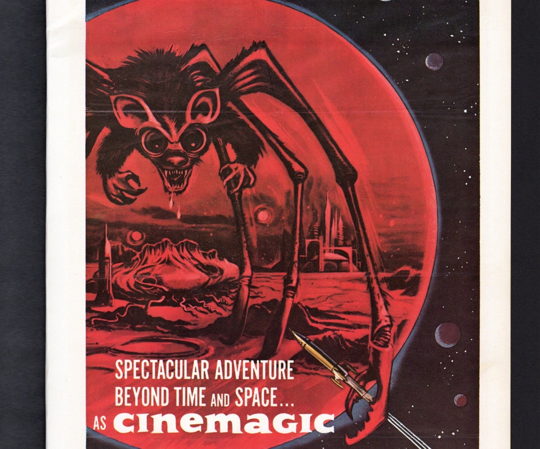 The Angry Red Planet Sci Fi Movie Poster/ Science Fiction Alien Monster ...