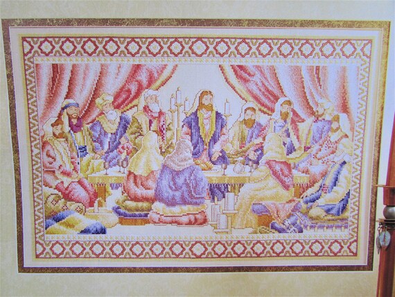 The Last Supper Cross Stitch Pattern/ Easter Christian | Etsy