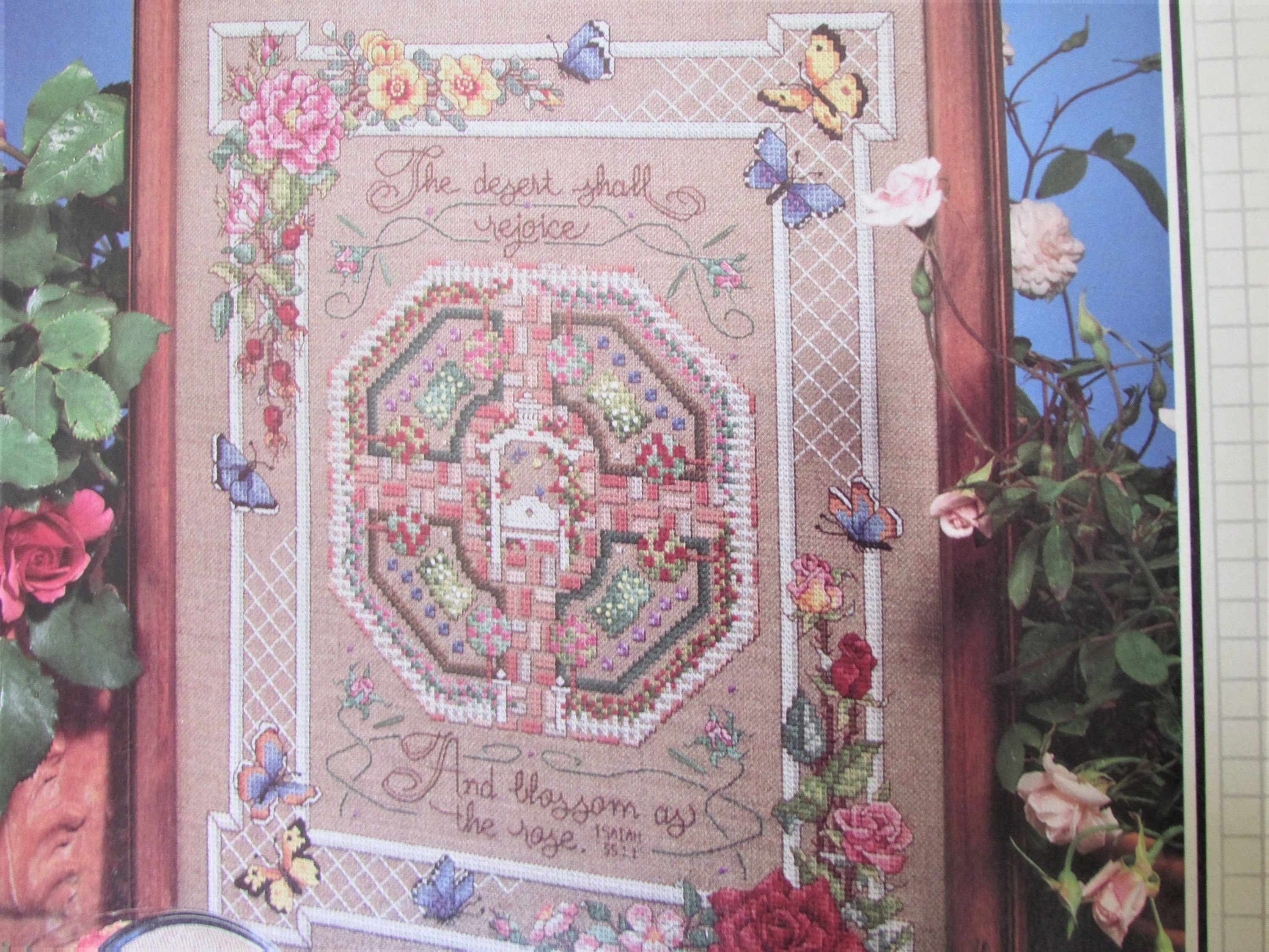 Rose Garden Sampler Cross Stitch Pattern/ Flower Garden With - Etsy